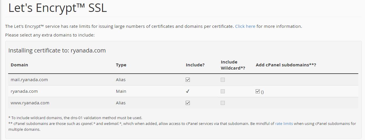 How to install Lets Encrypt Free SSL Certificate